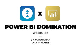 power BI notes on basics. Introduction to power BI | PDF