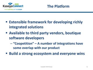 Kaseya Technology Alliance Partner Landscape | PDF