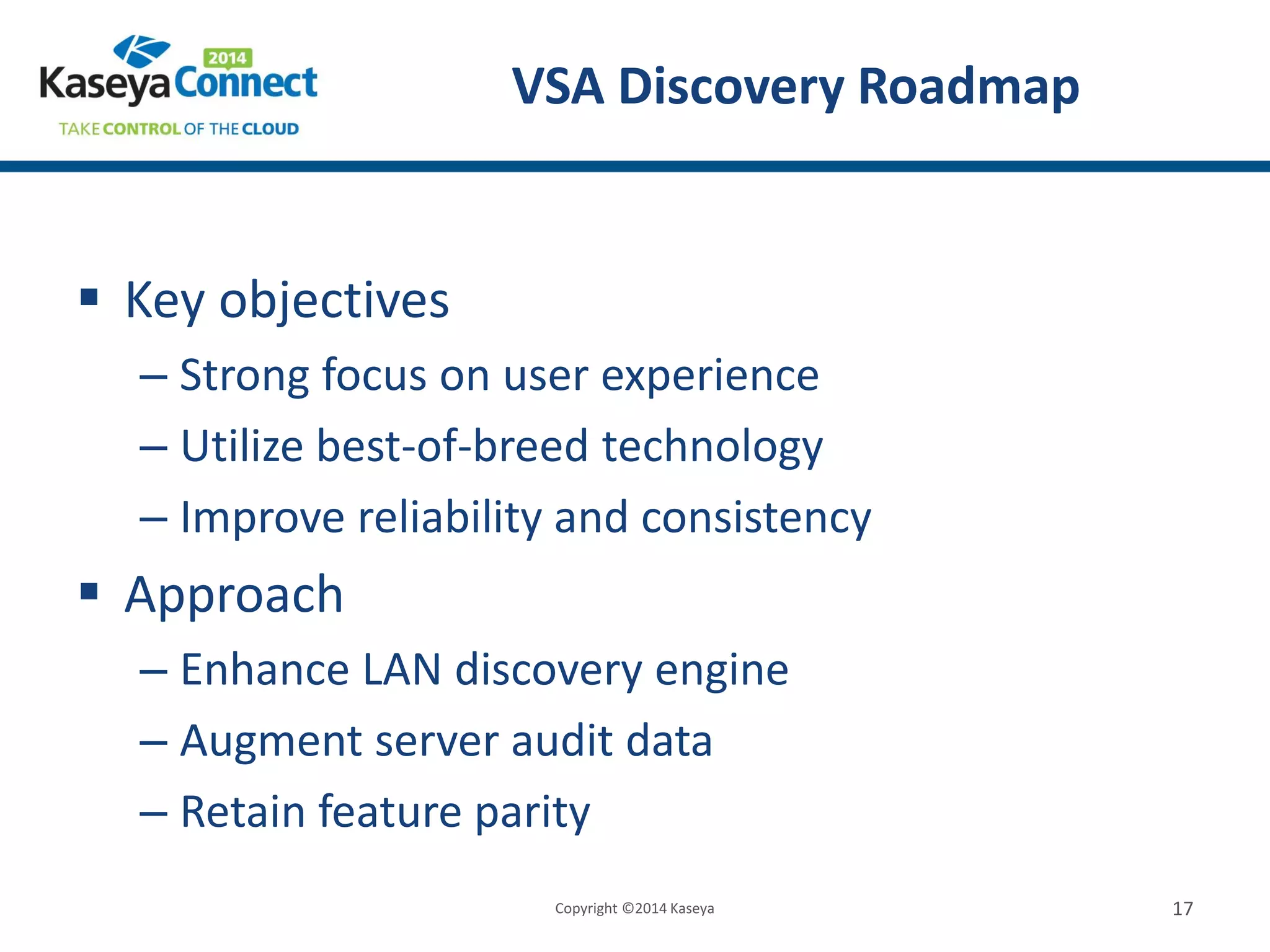 Kaseya Asset Discovery Overview | PDF