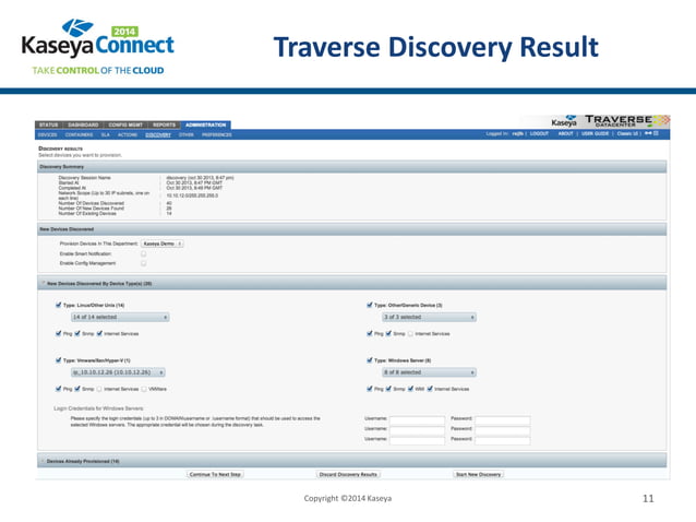 Kaseya Asset Discovery Overview | PDF