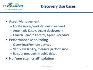 Kaseya Asset Discovery Overview | PDF