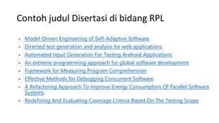 Software Engineering Research Model | PPT