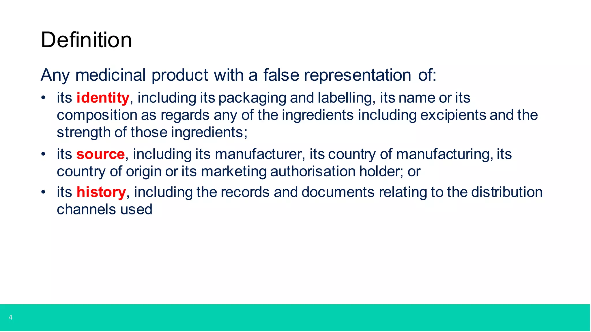 Background to the Falsified Medicines Directive and the Delegated ...