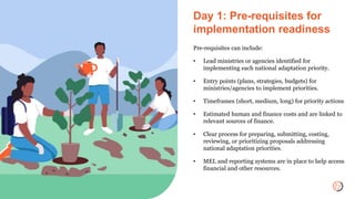 Self-assessment: Planning to implementation in the NAP process ...