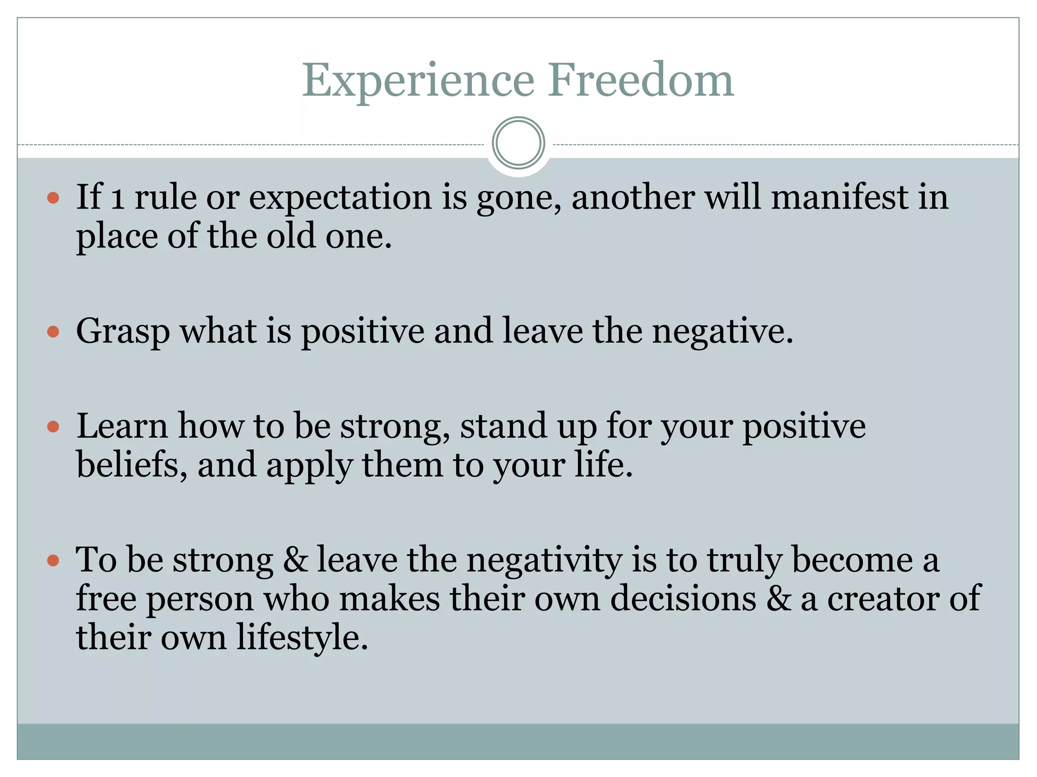The importance of freedom | PPT