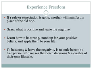 The importance of freedom | PPTX