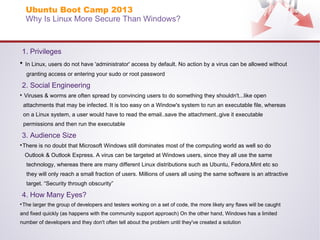 Day1 ubuntu boot camp | PPT