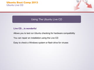 Day1 ubuntu boot camp | PPT