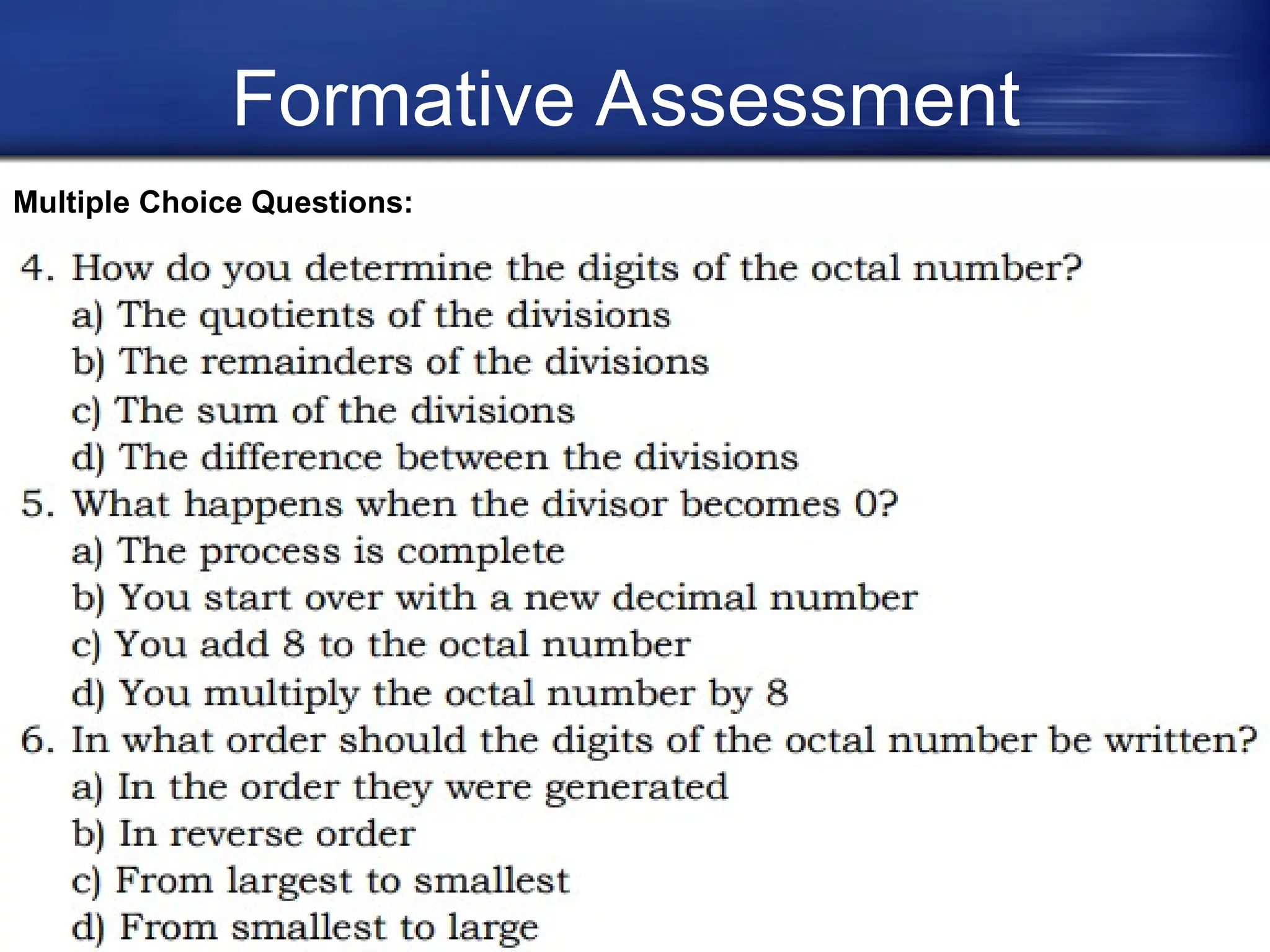 Day 10-12 Conversion of Computer Number (Octal, Decimal, & Hexadecimal).ppt