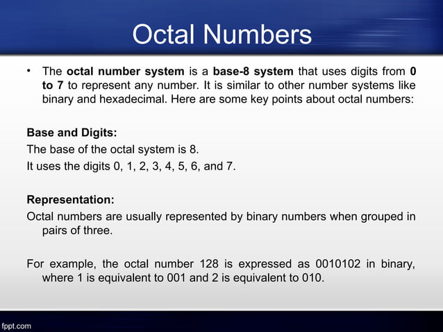 Day 10-12 Conversion of Computer Number (Octal, Decimal, & Hexadecimal).ppt