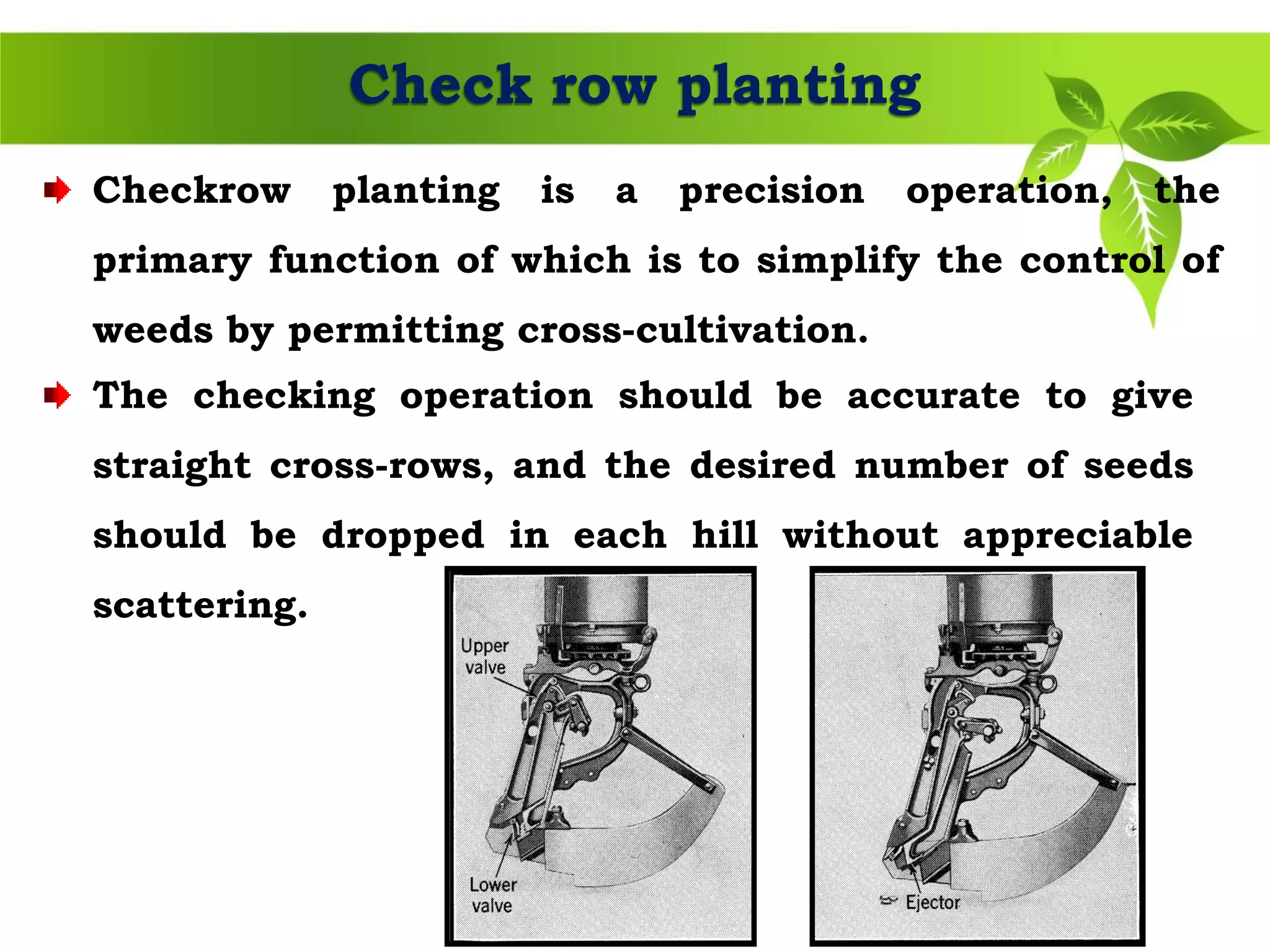 Day 10 Calibration, Adjustment of Seed Drill, Planter and Sprayer ...