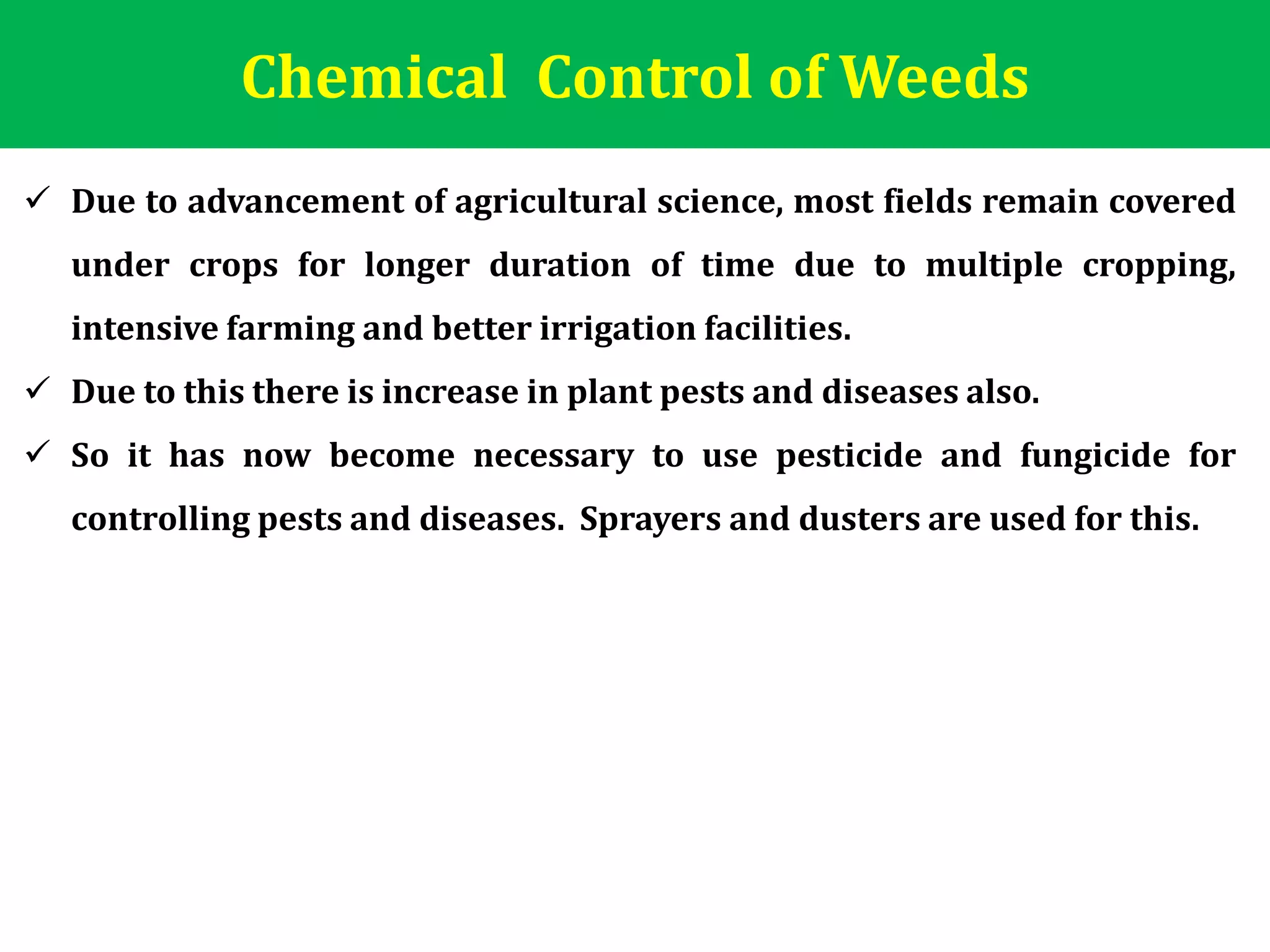 Day 10 Calibration, Adjustment of Seed Drill, Planter and Sprayer ...