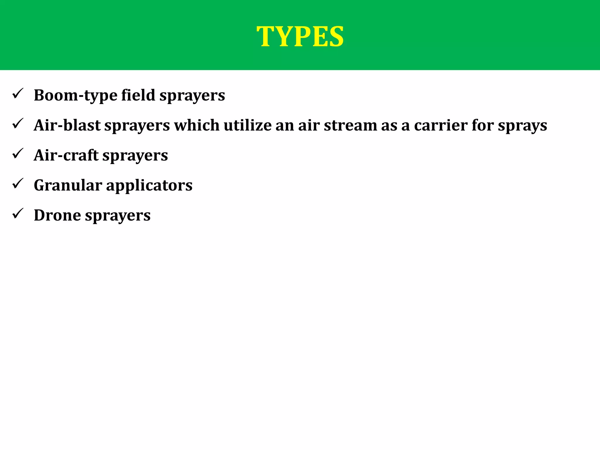 Day 10 Calibration, Adjustment of Seed Drill, Planter and Sprayer ...