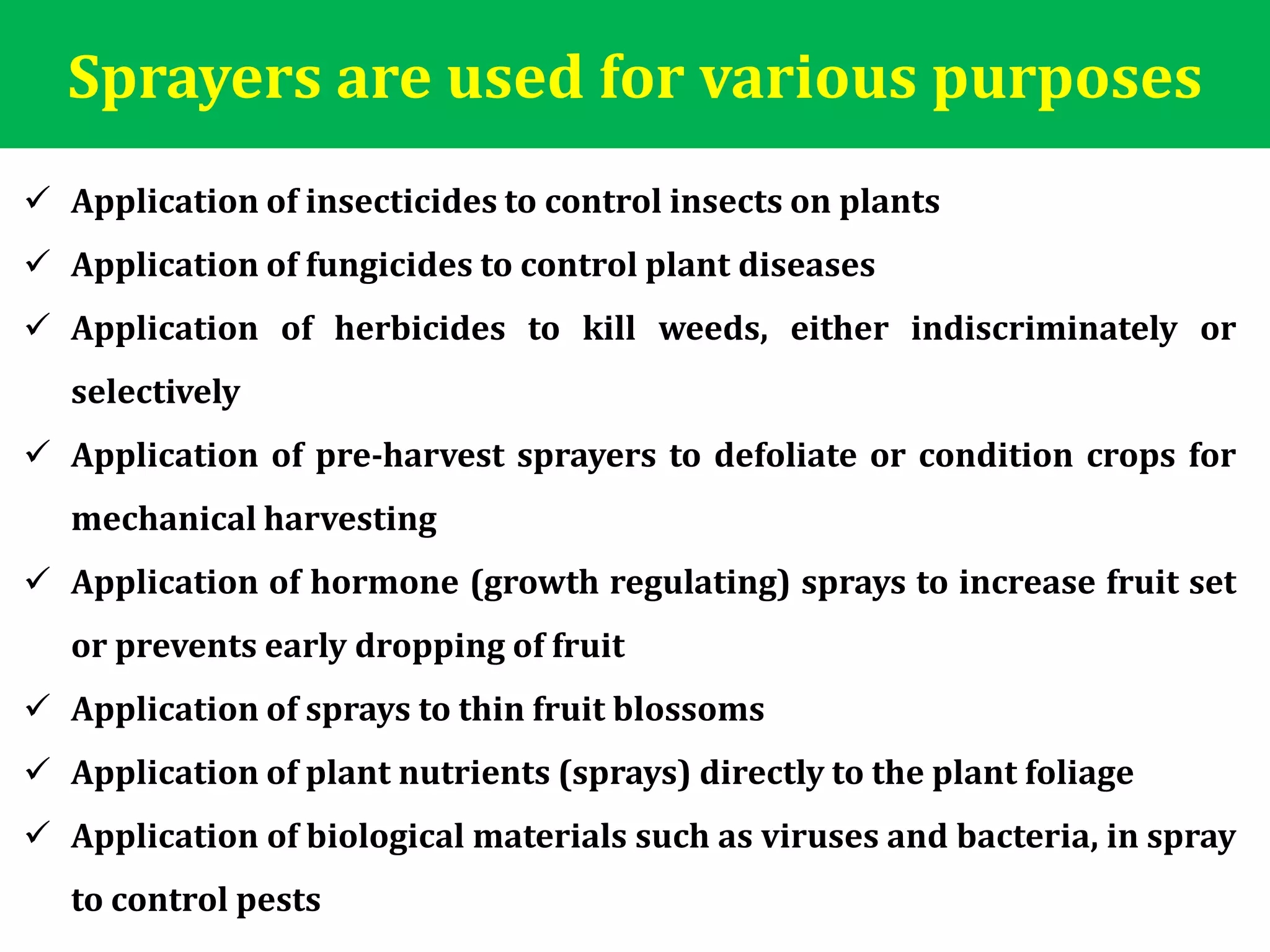 Day 10 Calibration, Adjustment of Seed Drill, Planter and Sprayer ...