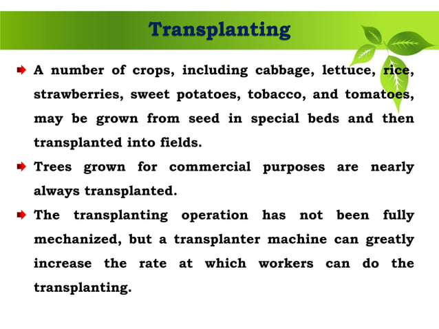 Day 10 Calibration, Adjustment of Seed Drill, Planter and Sprayer ...