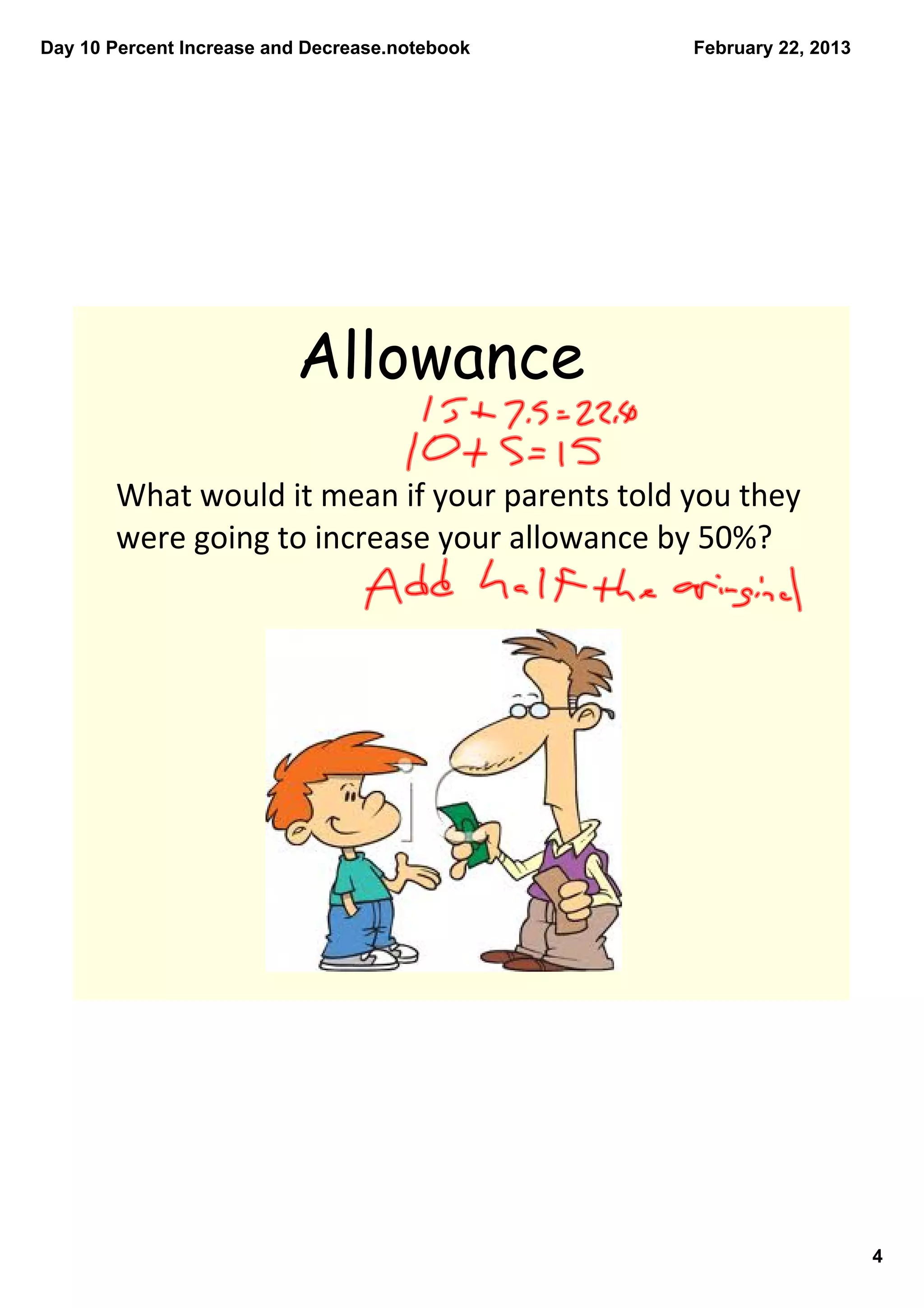 Day 10 percent increase and decrease | PDF