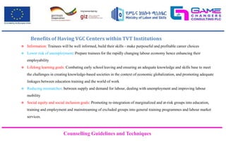 Vocational guidance and counseling center | PPT