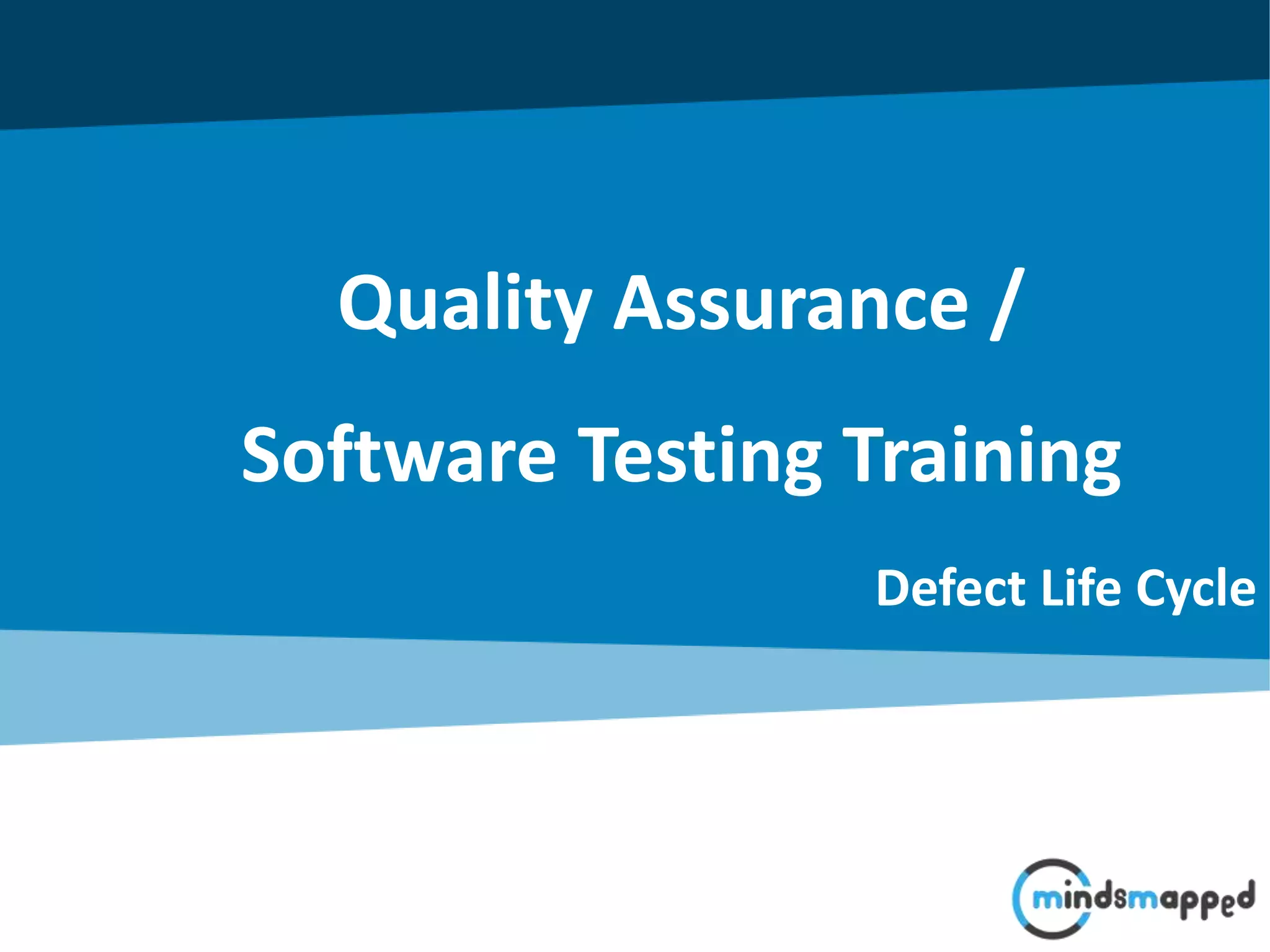 Defect Life Cycle | PPTX