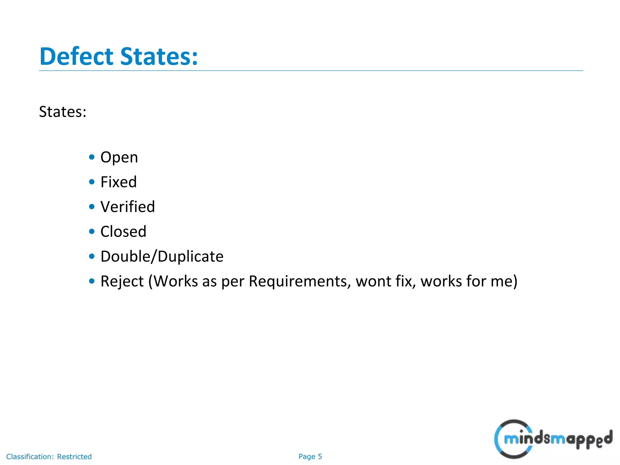 Defect Life Cycle | PPTX