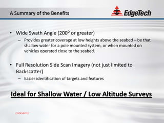 Nick - Benefits of Using Combined Bathymetry and Side Scan Sonar in ...