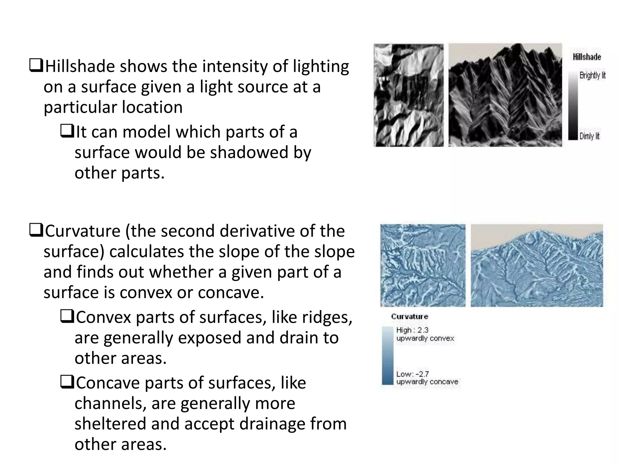 Surface Representations using GIS AND Topographical Mapping | PPTX