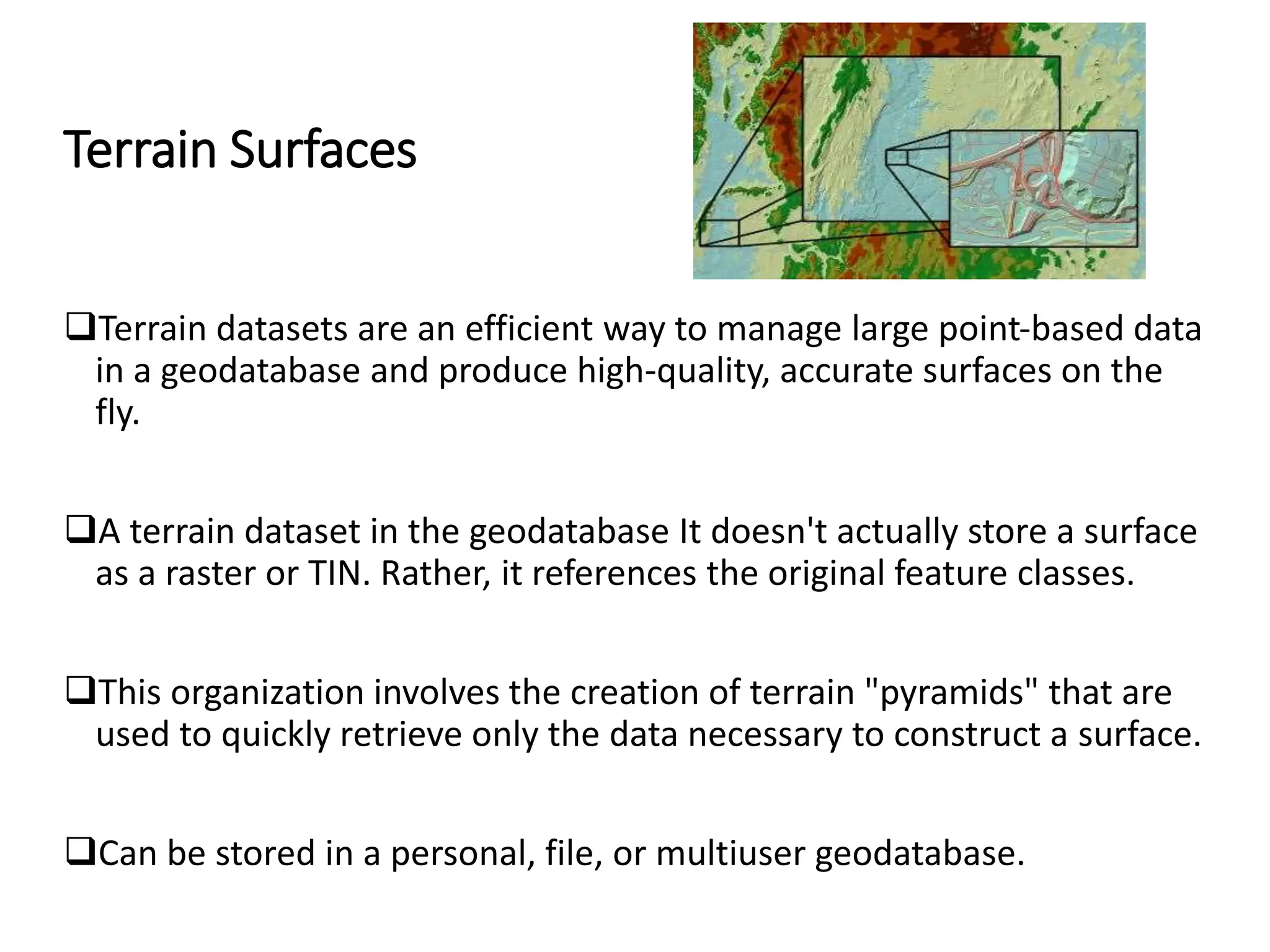 Surface Representations using GIS AND Topographical Mapping | PPTX