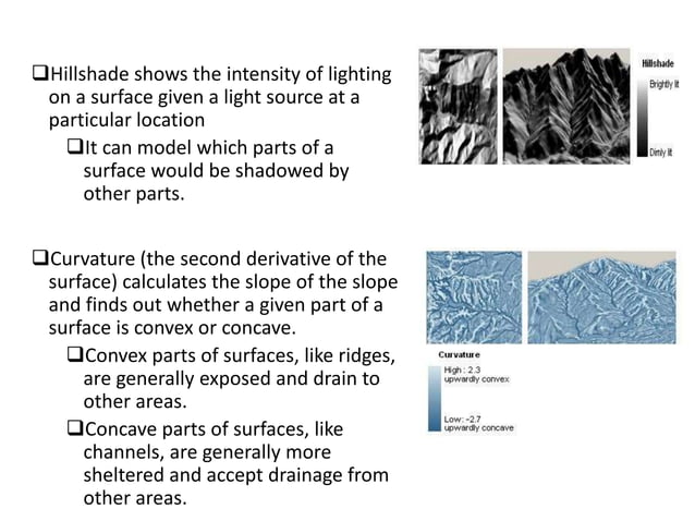 Surface Representations using GIS AND Topographical Mapping | PPTX | Maps & Navigation