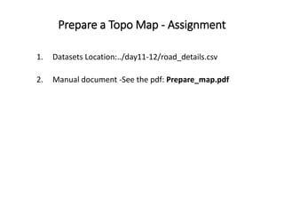 Surface Representations using GIS AND Topographical Mapping | PPTX