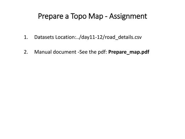 Surface Representations using GIS AND Topographical Mapping | PPTX | Maps & Navigation