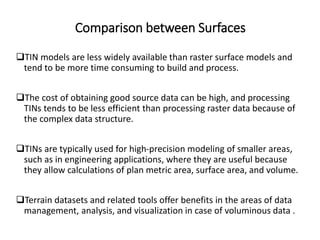 Surface Representations using GIS AND Topographical Mapping | PPTX