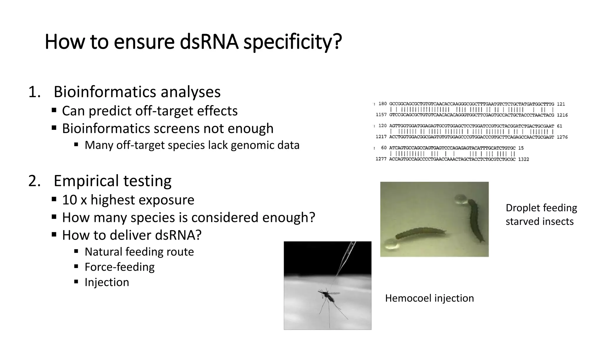RNA interference technologies to control pests and pathogens - Steve Whyard - University of ...