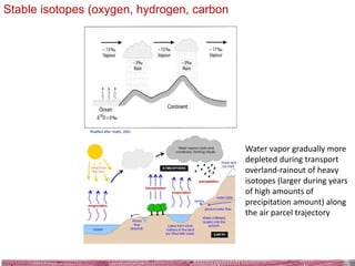 Tree rings and stable isotopes to access role of trees an forests in ...
