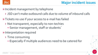 Network incident communications | PPTX