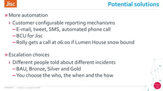 Network incident communications | PPTX