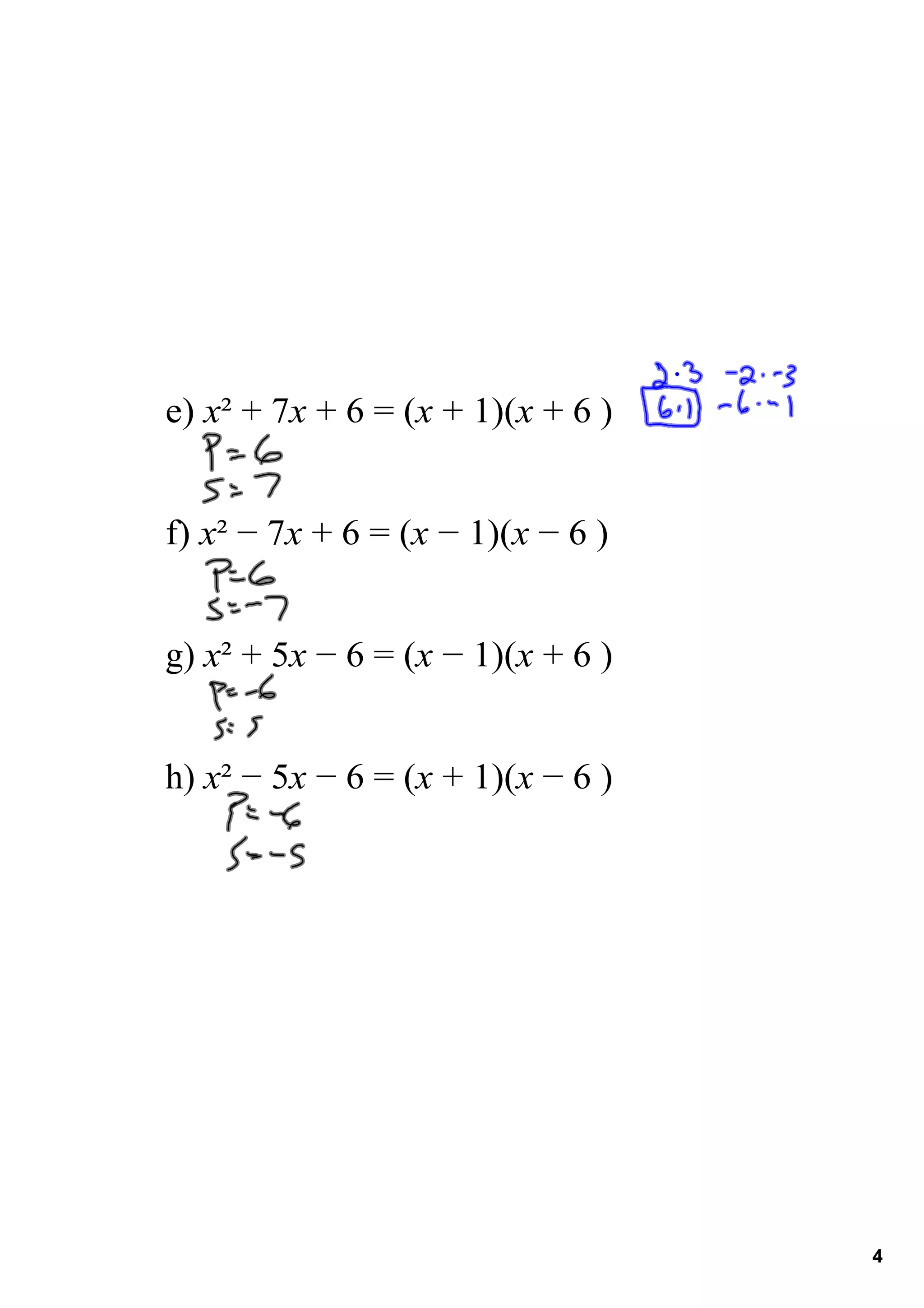 Day 11 factoring trinomials2 | PDF