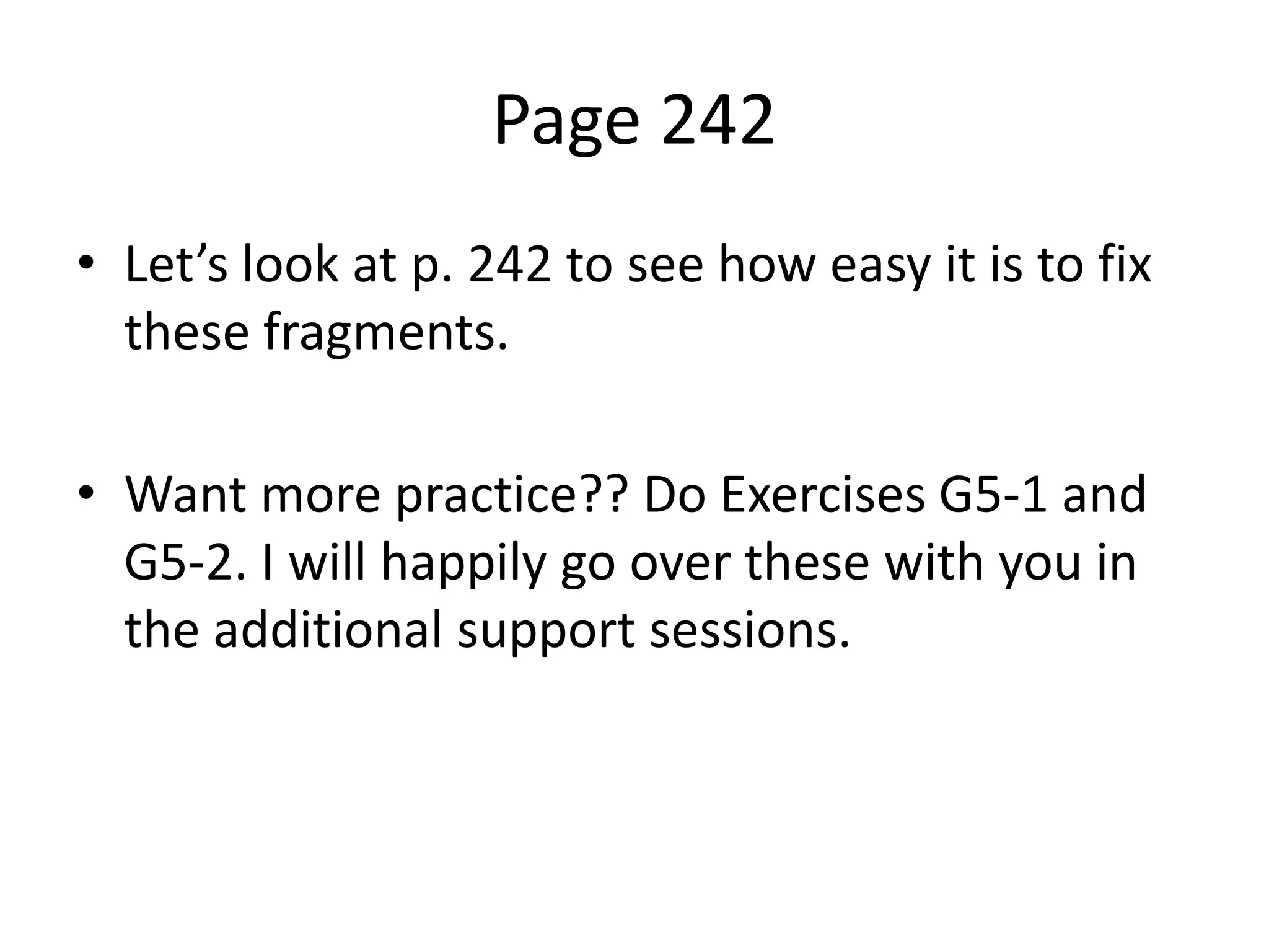 Day 11 grammar fragment presentation | PPTX