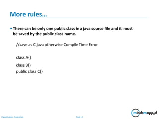 OOPs with Java - Packaging and Access Modifiers | PPTX