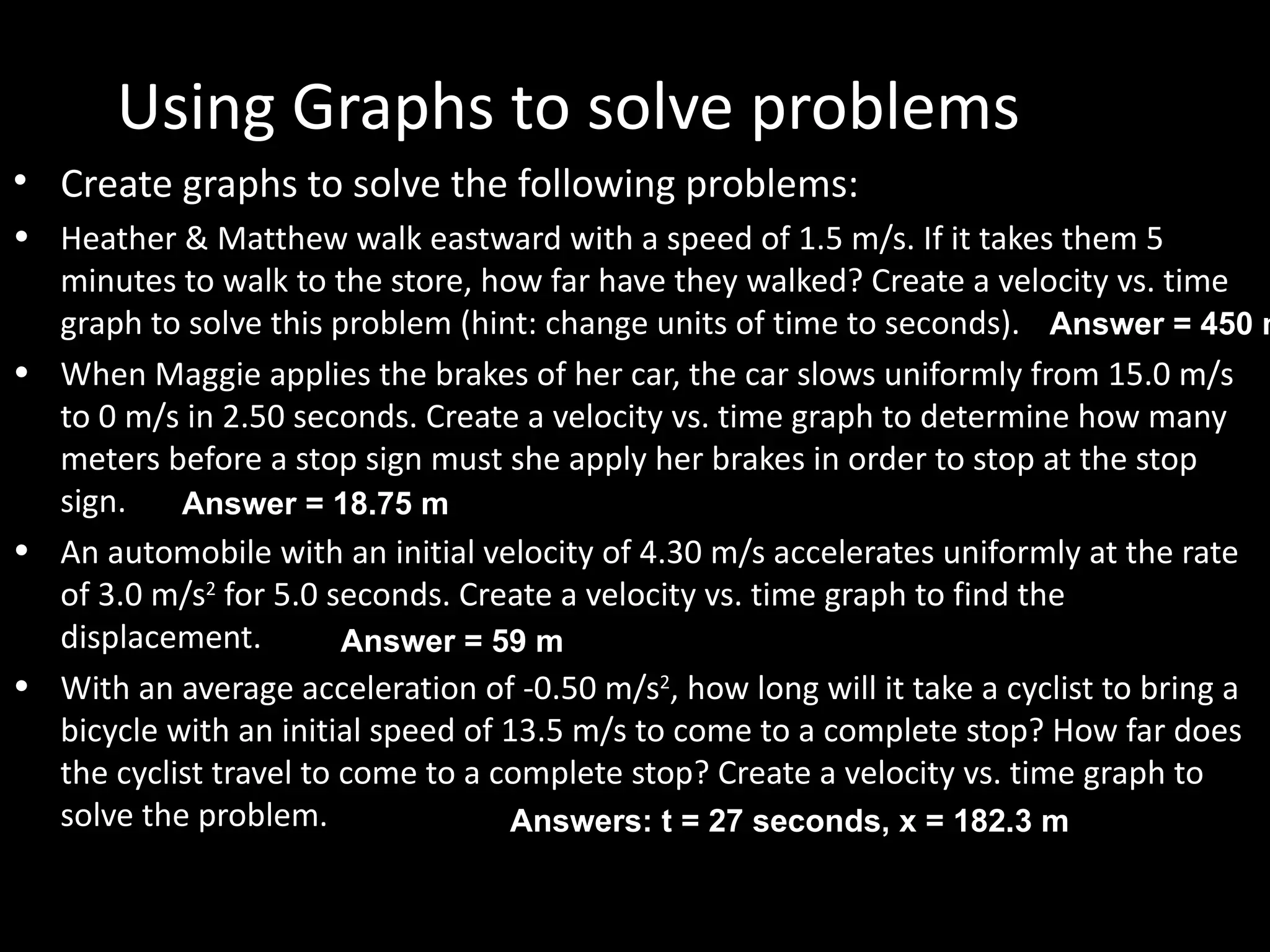 Day 12 h-kinematic equations-per4 | PPT