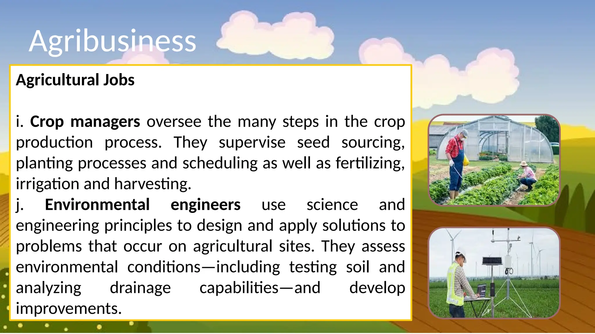 Day 1 & 2 (Career and Business Opportunities in Agriculture).pptx