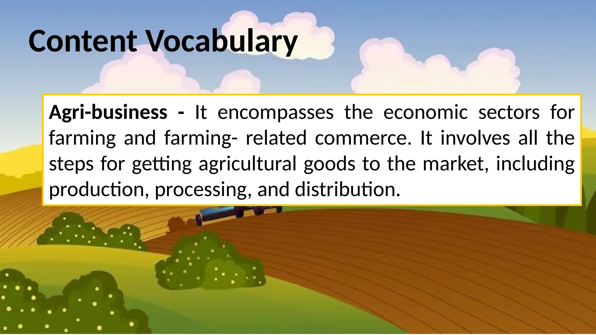 Day 1 & 2 (Career and Business Opportunities in Agriculture).pptx