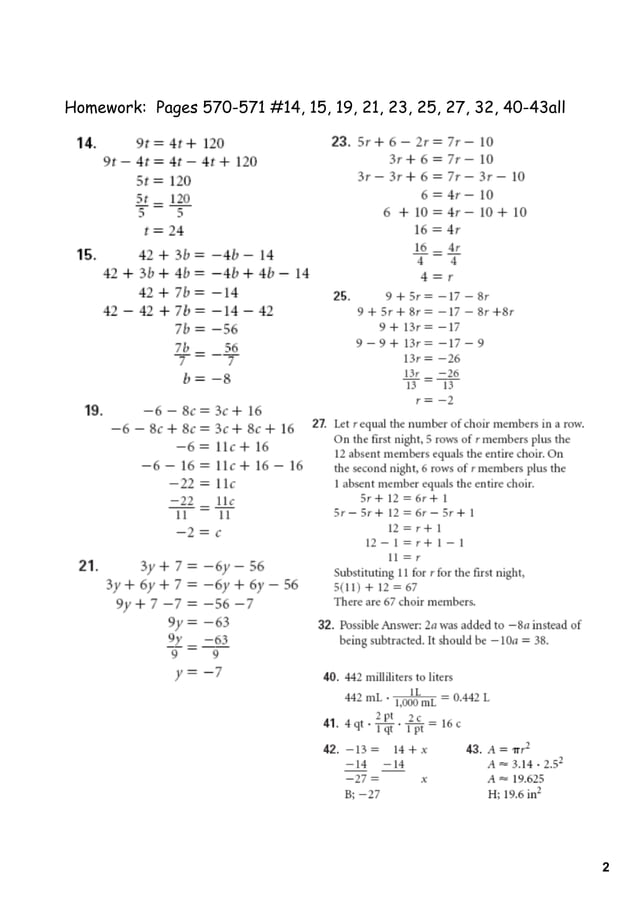 Day 12 multi step equations | PDF | Programming Languages | Computing