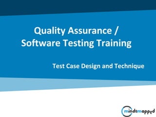 Test Case Design Techniques | PPTX