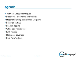Test Case Design Techniques | PPTX