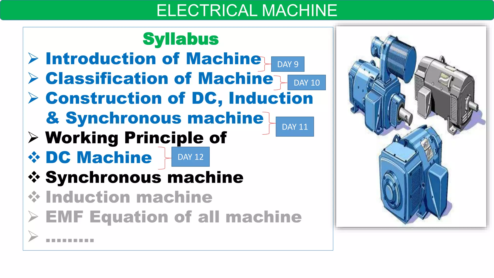 Working principle of synchronous generator,Synchronous motor, Working ...