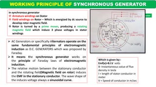 Working principle of synchronous generator,Synchronous motor, Working ...