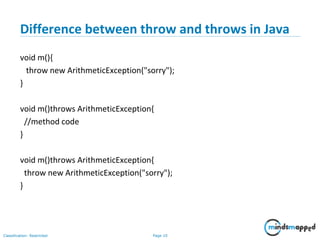 Exception Handling | PPT
