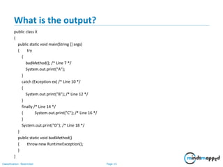 Exception Handling | PPT