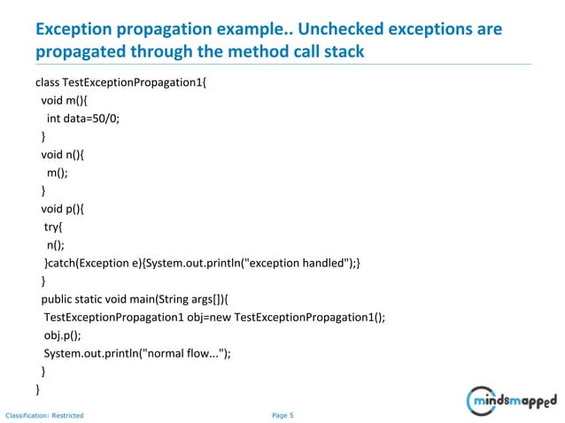 Exception Handling | PPT