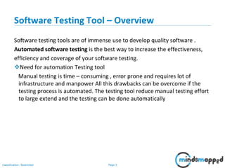 Automation Tools Overview | PPTX