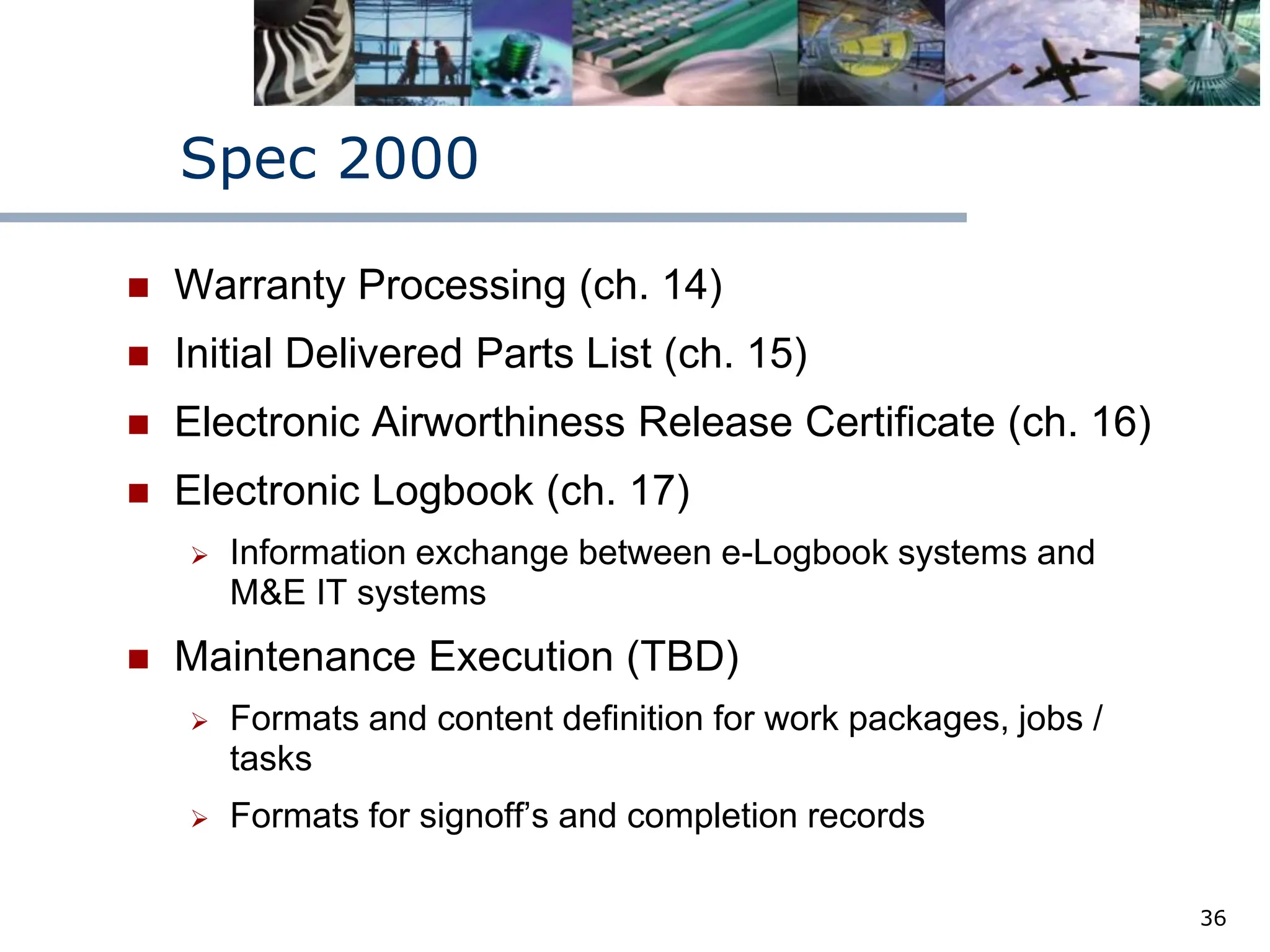 ATA e-Aviation Business Standards Overview | PDF